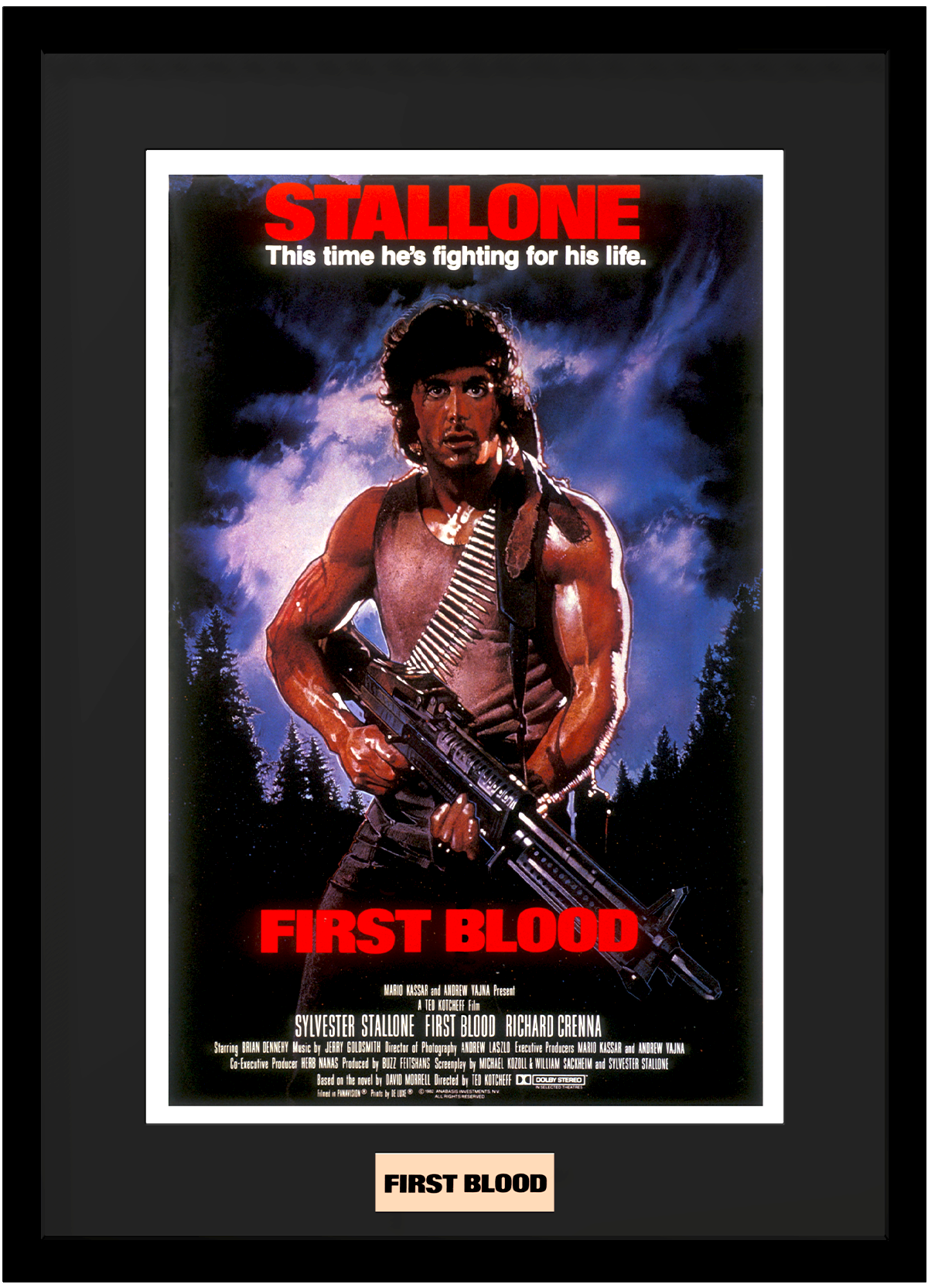 First Blood - Original US Theatrical Poster (1982) | VeVe Collectibles