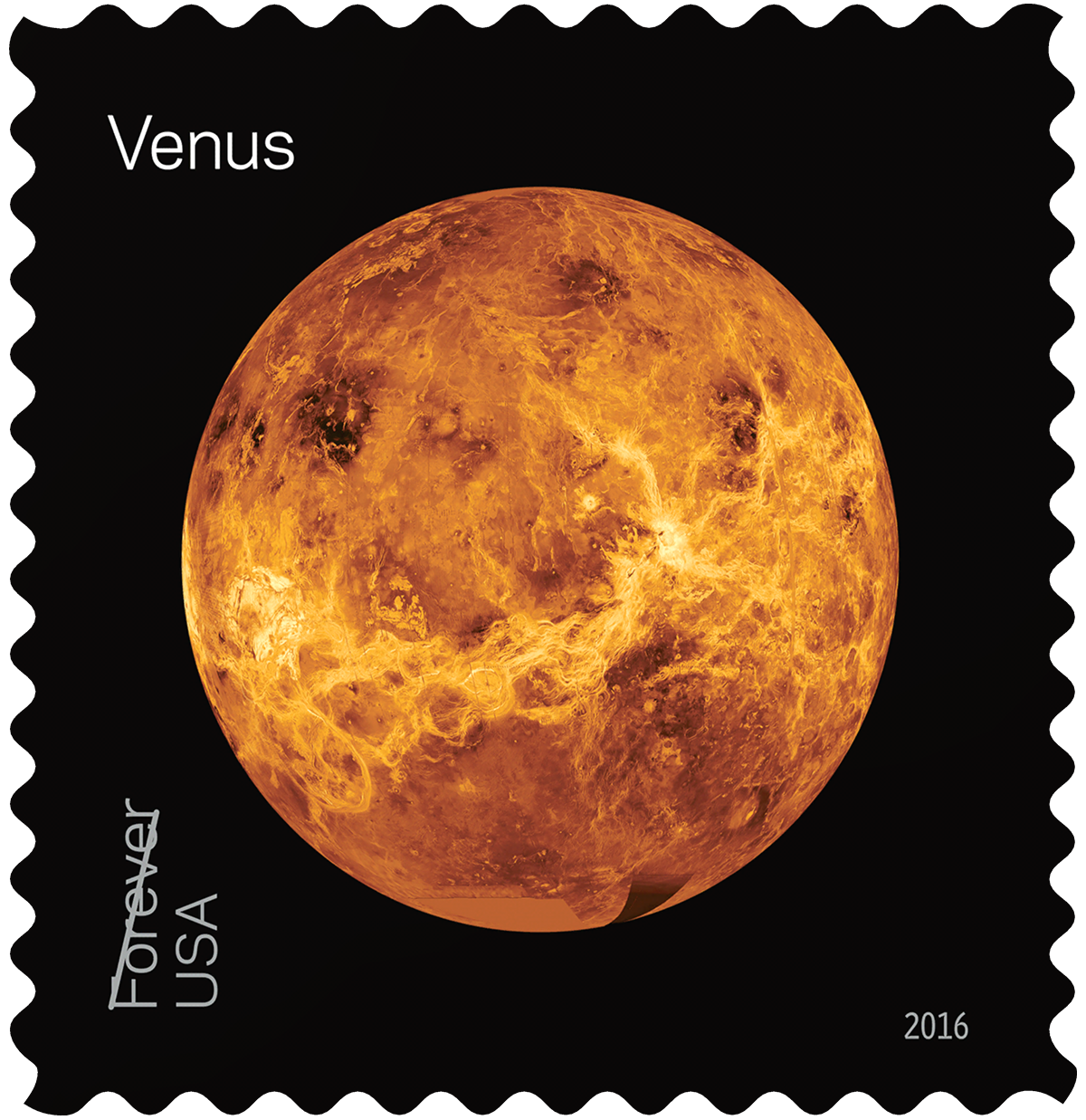 Planet Venus Transparent Clouds