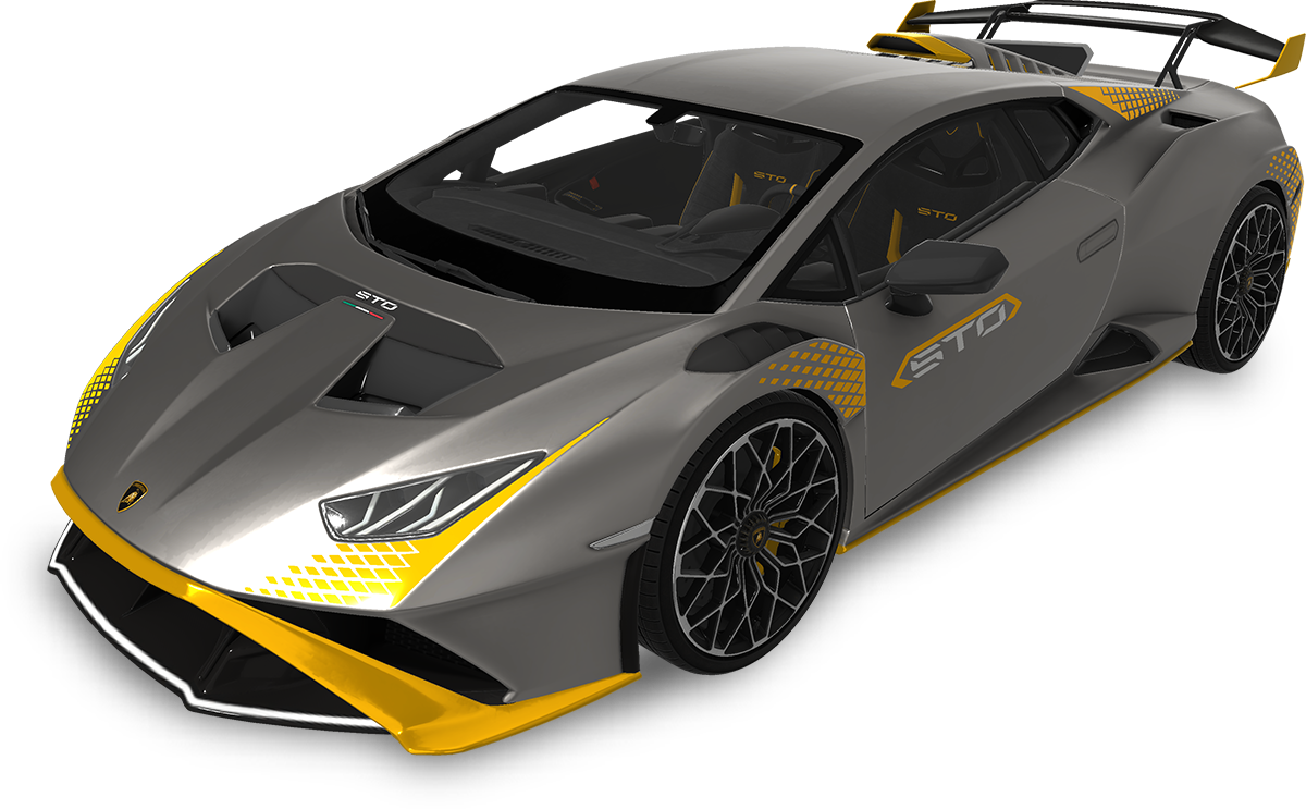 Huracán STO - Grigio Titans/Giallo Belenus | VeVe Collectibles