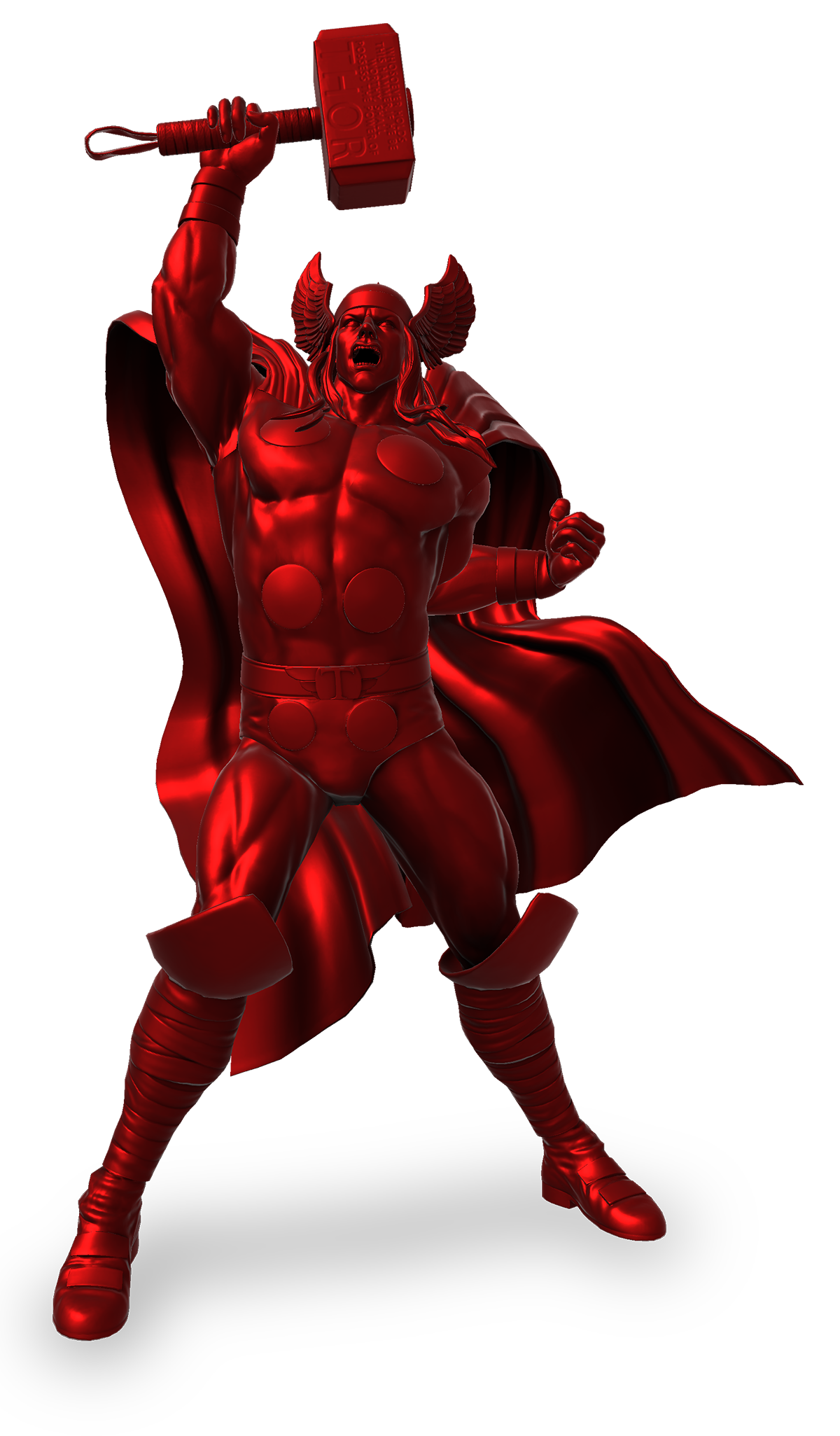 Thor - Marvel Metallic Red Digital Collectible | VeVe