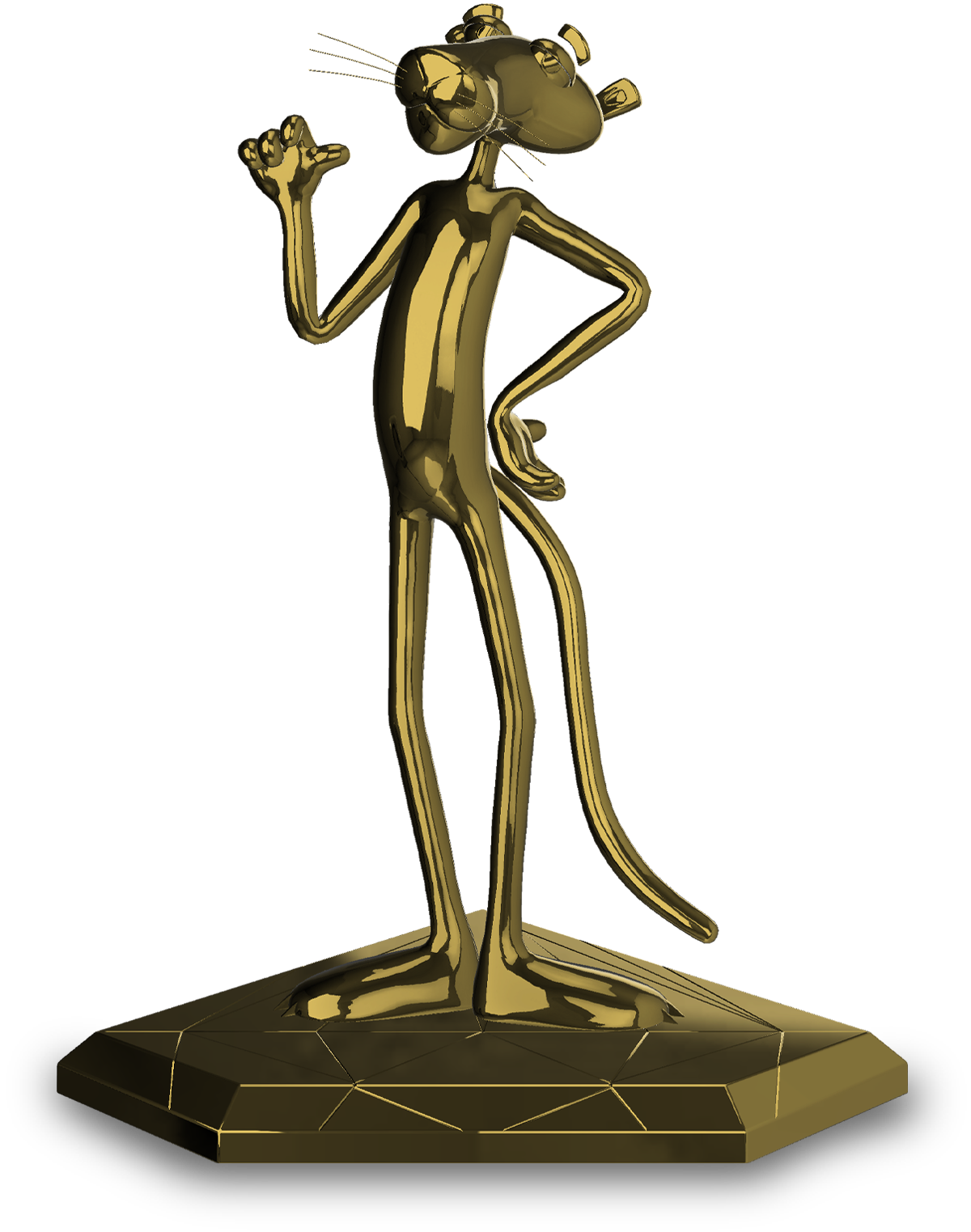 The Pink Panther - Gold - VeVe Collectible Data