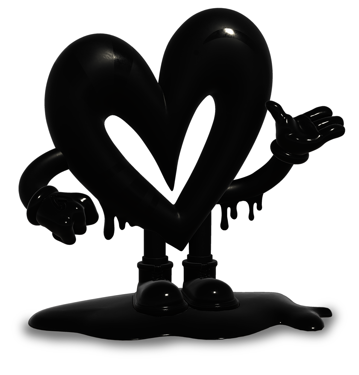 Jason Naylor - OPN Heart BLACKOUT | VeVe Collectibles