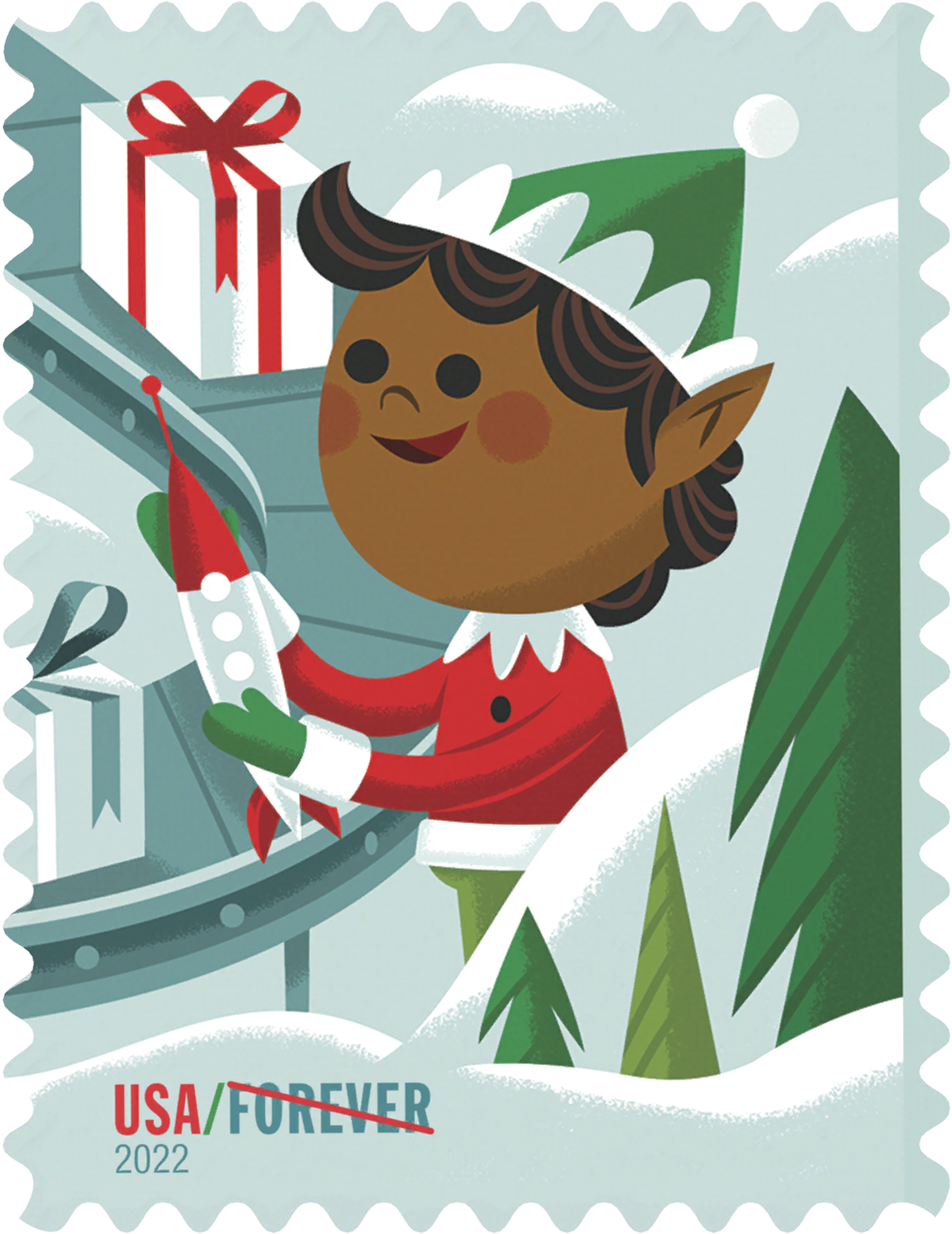 Holiday Elves - Elf with Model Rocket | VeVe Collectibles